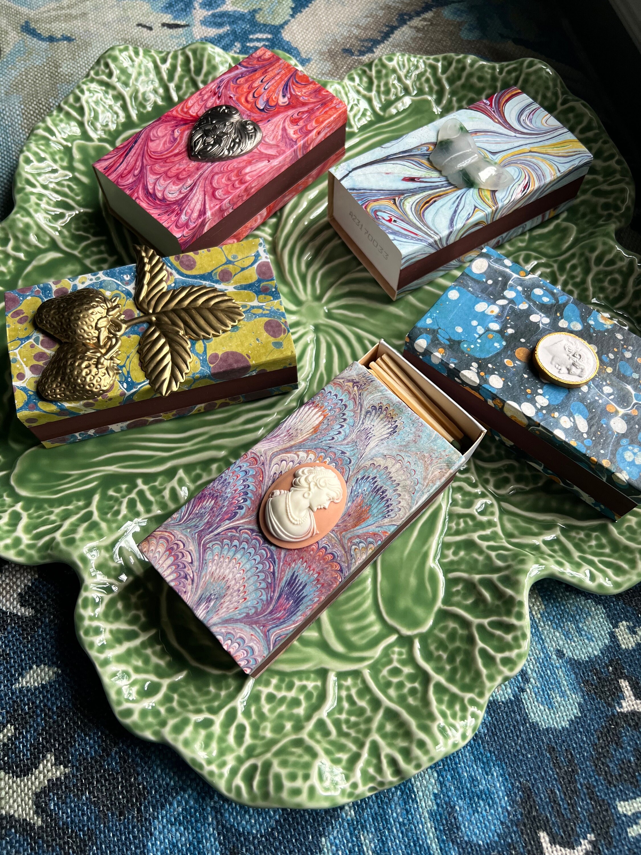 Handmade Marble Matchbox - Etsy