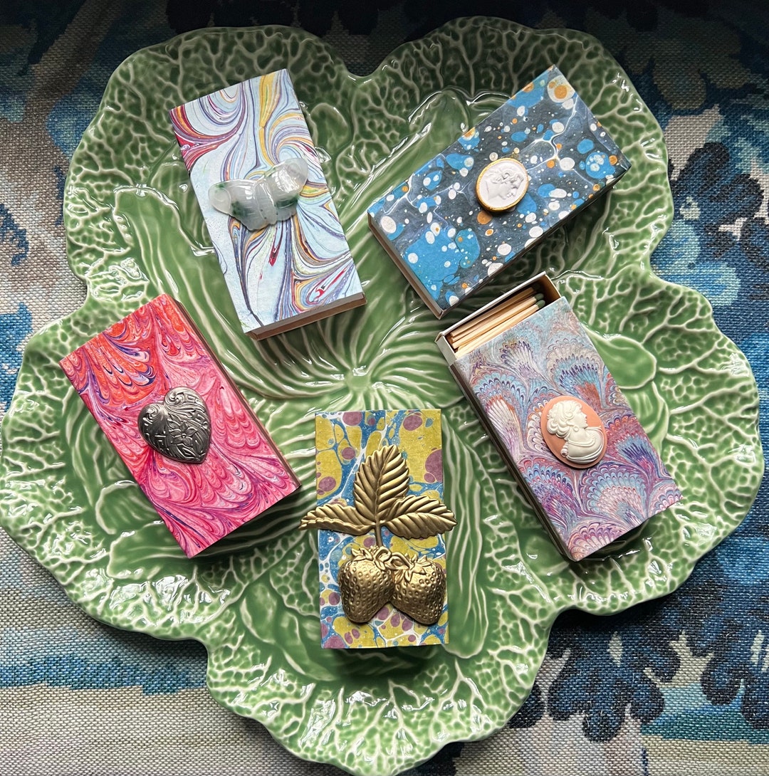 Handmade Marble Matchbox - Etsy