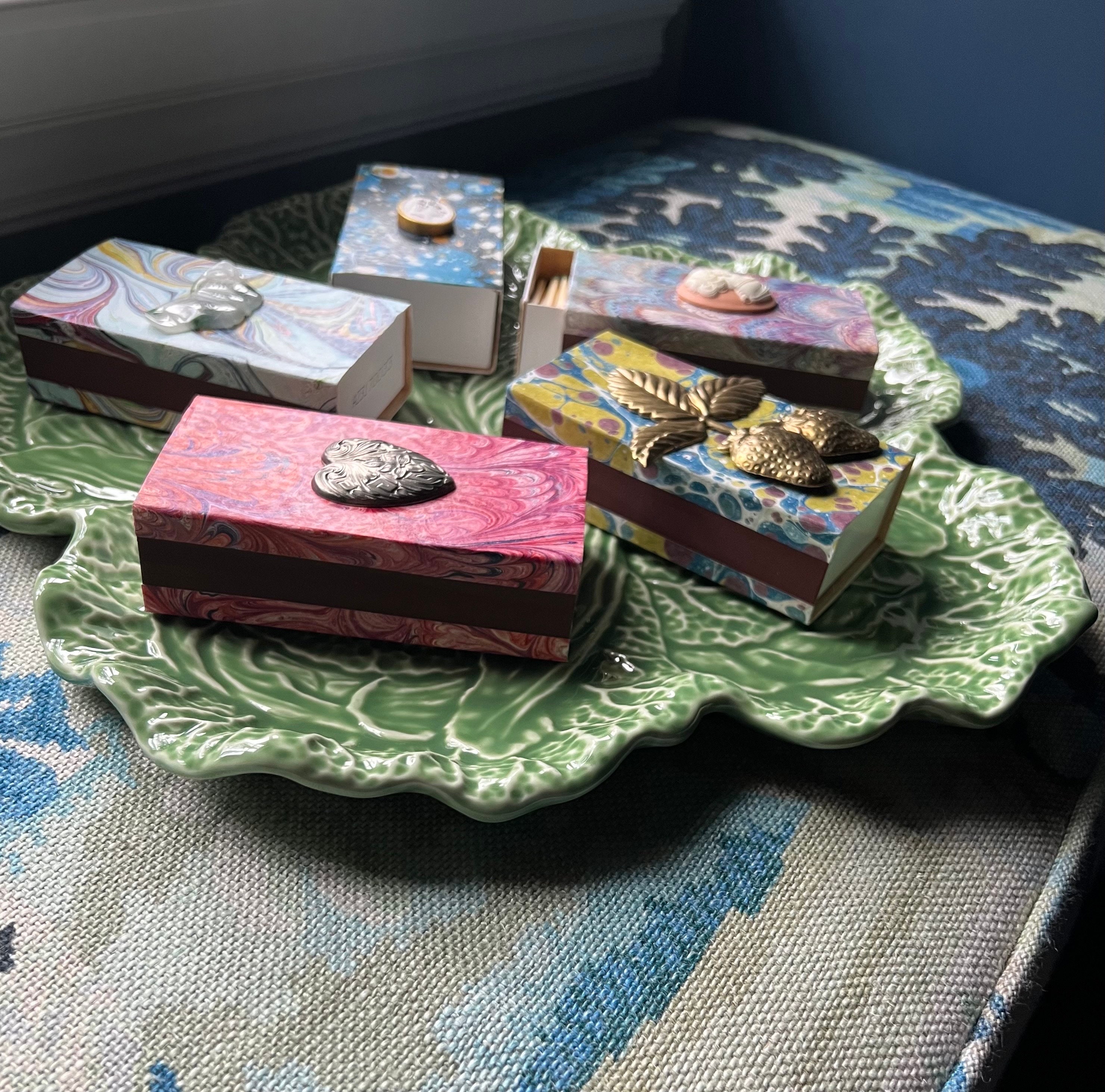 Handmade Marble Matchbox - Etsy