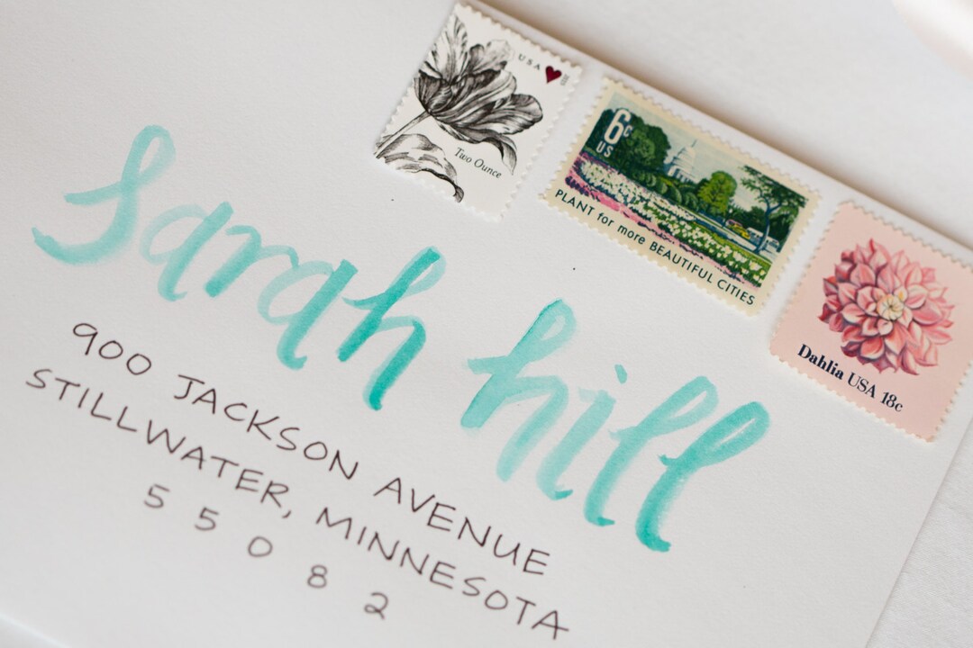 Wedding Envelope Calligraphy | Envelope Addressing | Handwritten ...