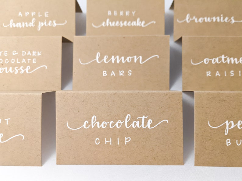 Dessert Bar Cards | Wedding Dessert Bar Labels | Wedding Dessert Sign ...