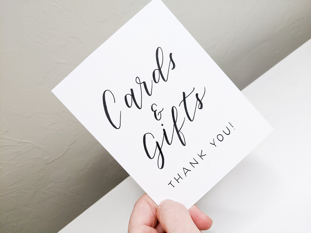 Calligraphy Gifts Sign | Custom Cards Sign | Wedding Guestbook Sign ...