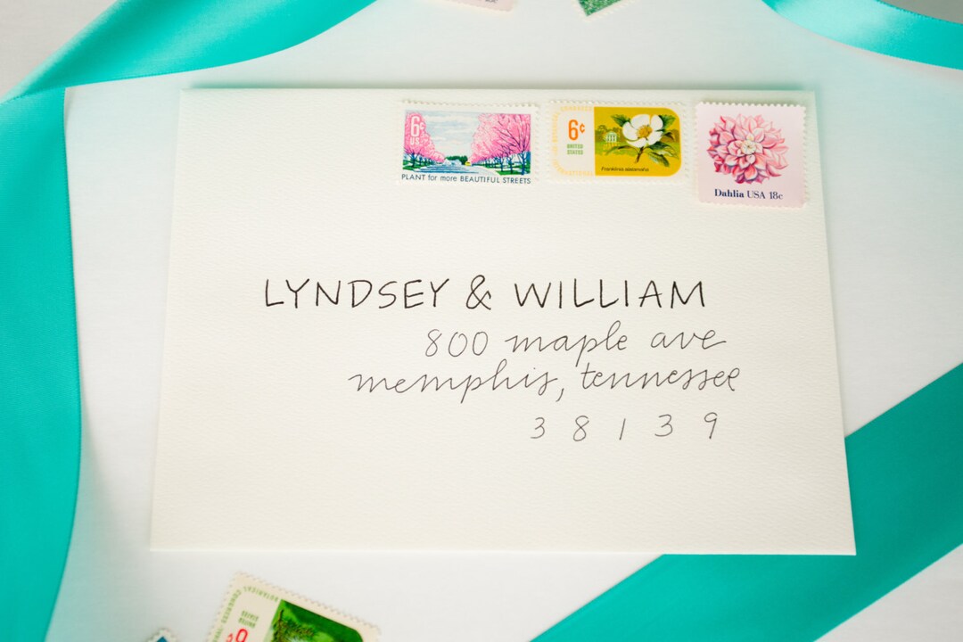 Wedding Envelope Calligraphy | Envelope Addressing | Handwritten ...