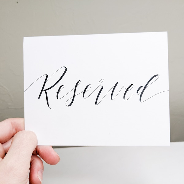 Calligraphy Sign - Etsy