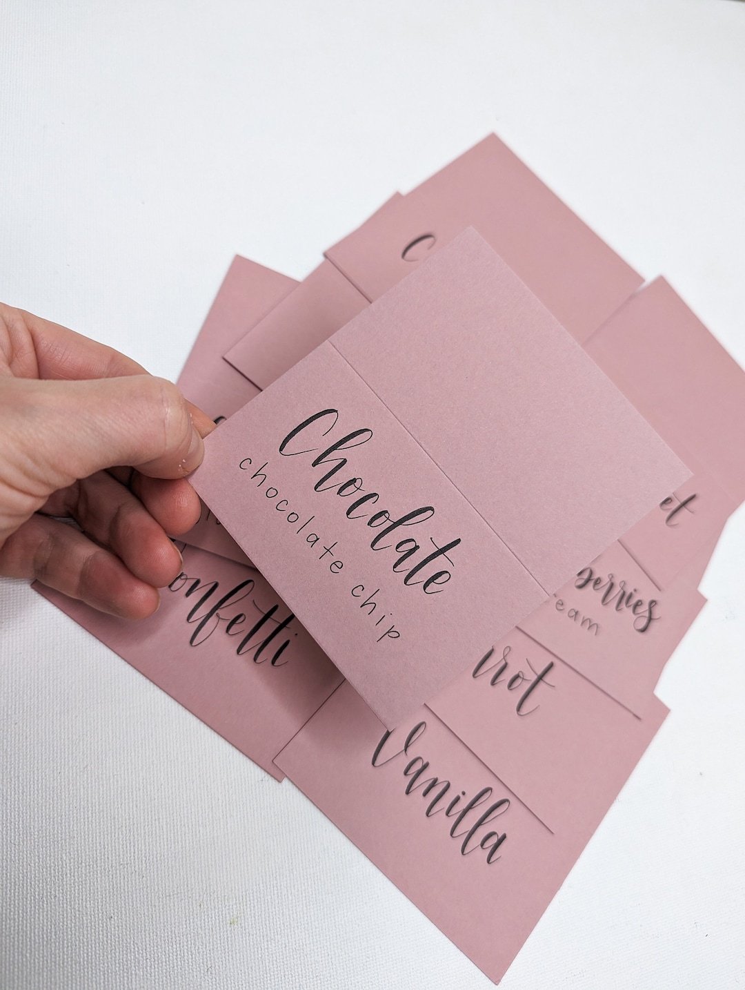 Calligraphy Buffet Cards | Wedding Buffet Labels | Wedding Buffet Gold ...