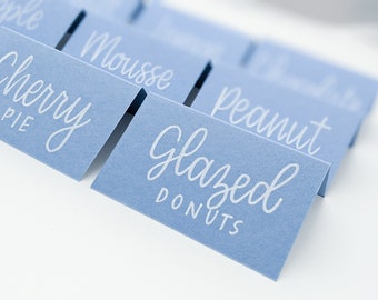 Calligraphy Buffet Cards Wedding Buffet Labels Wedding Buffet Sign ...