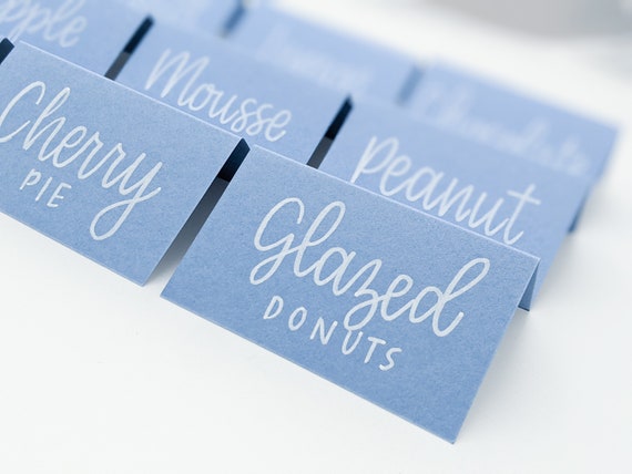 Calligraphy Buffet Cards Wedding Buffet Labels Wedding - Etsy