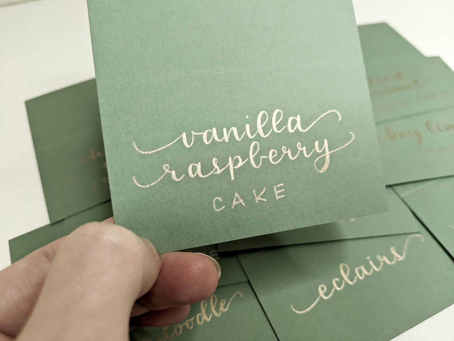 Calligraphy Buffet Cards Wedding Buffet Labels Wedding - Etsy