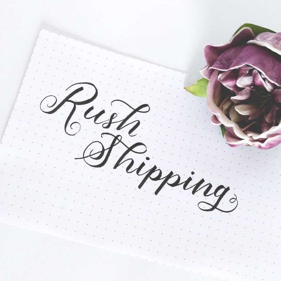 Rush Upgrade: Fedex Ground - Etsy