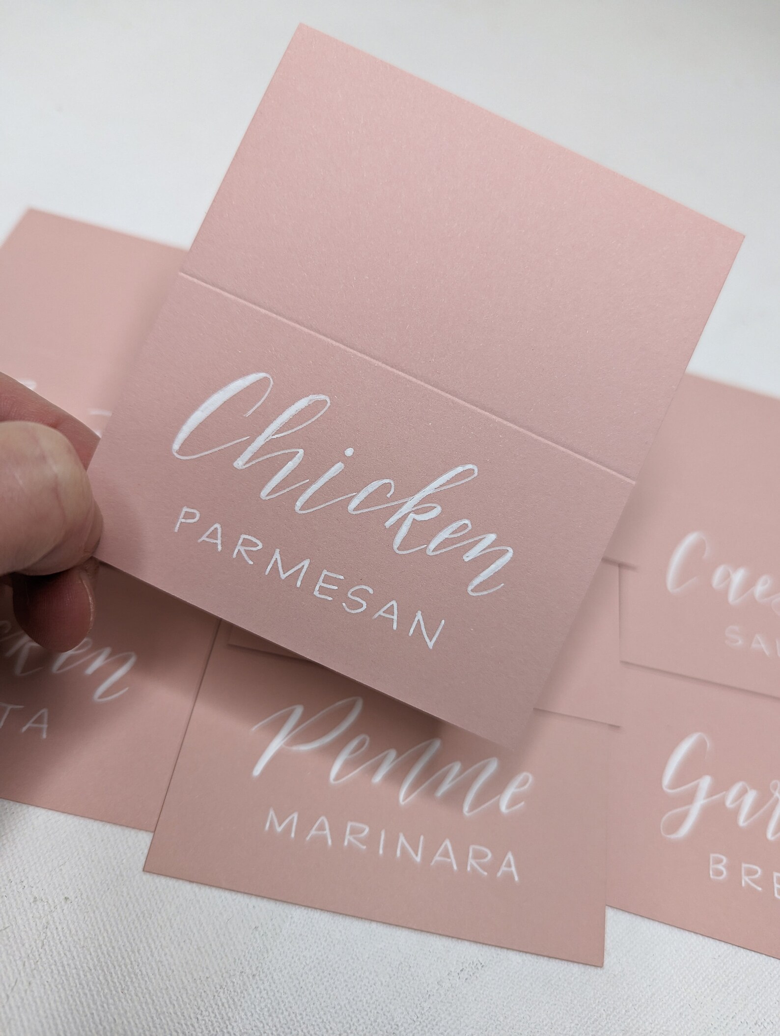 Calligraphy Buffet Cards Wedding Buffet Labels Wedding - Etsy