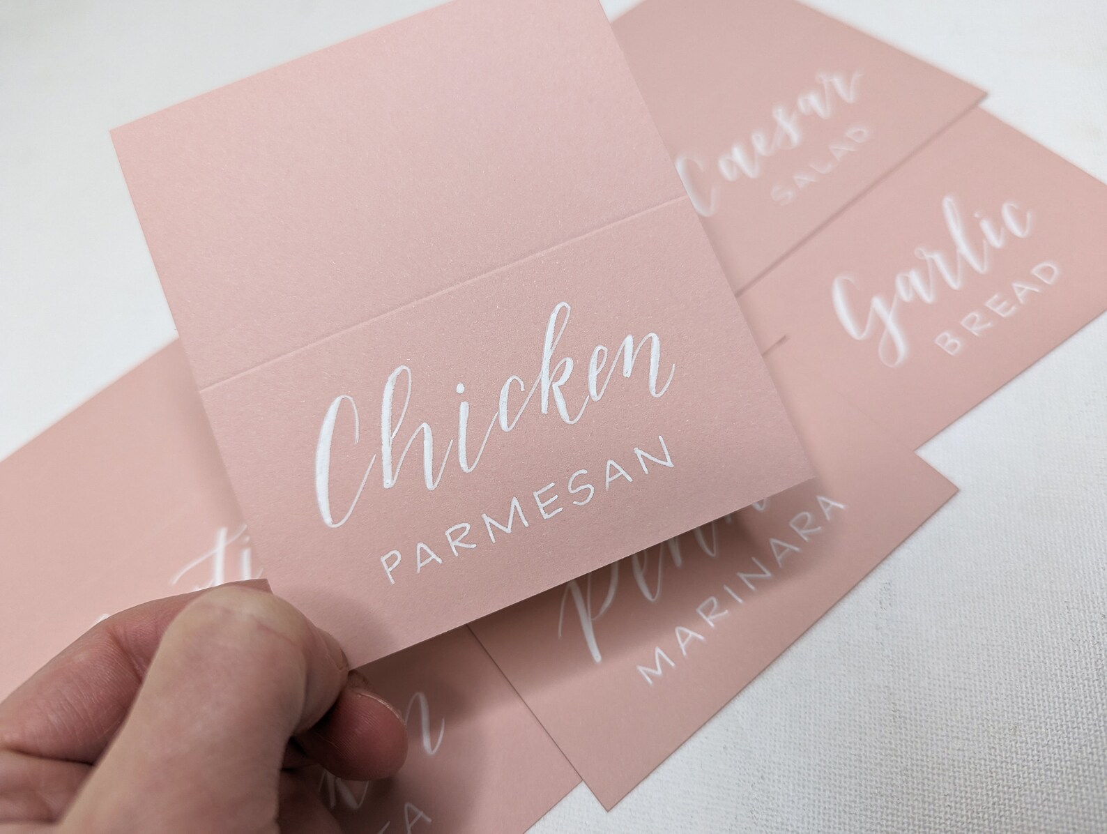 Calligraphy Buffet Cards Wedding Buffet Labels Wedding - Etsy