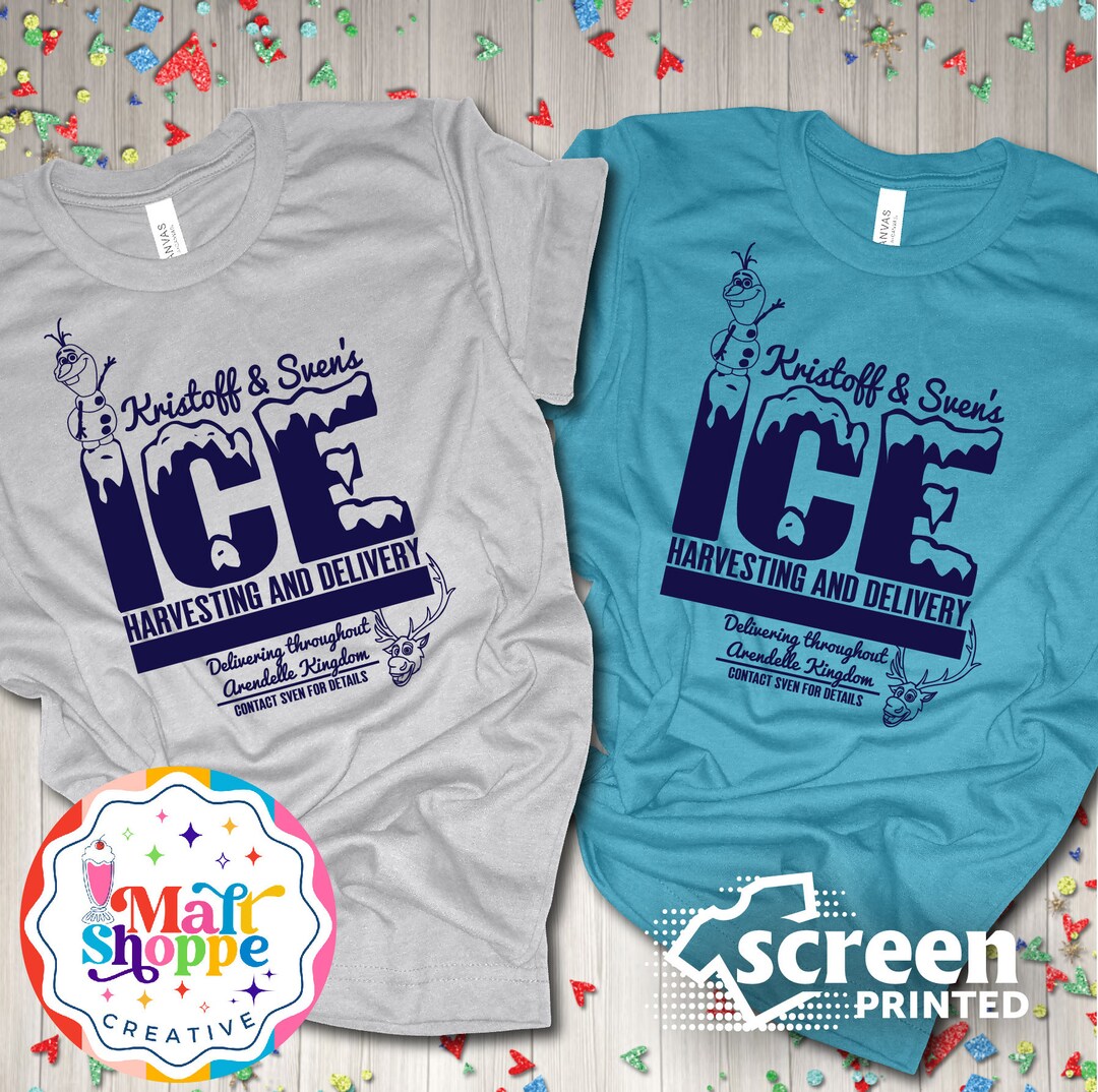 MALT SHOPPE Kristoff Sven Ice Company Olaf Disney Cruise Line Disney ...