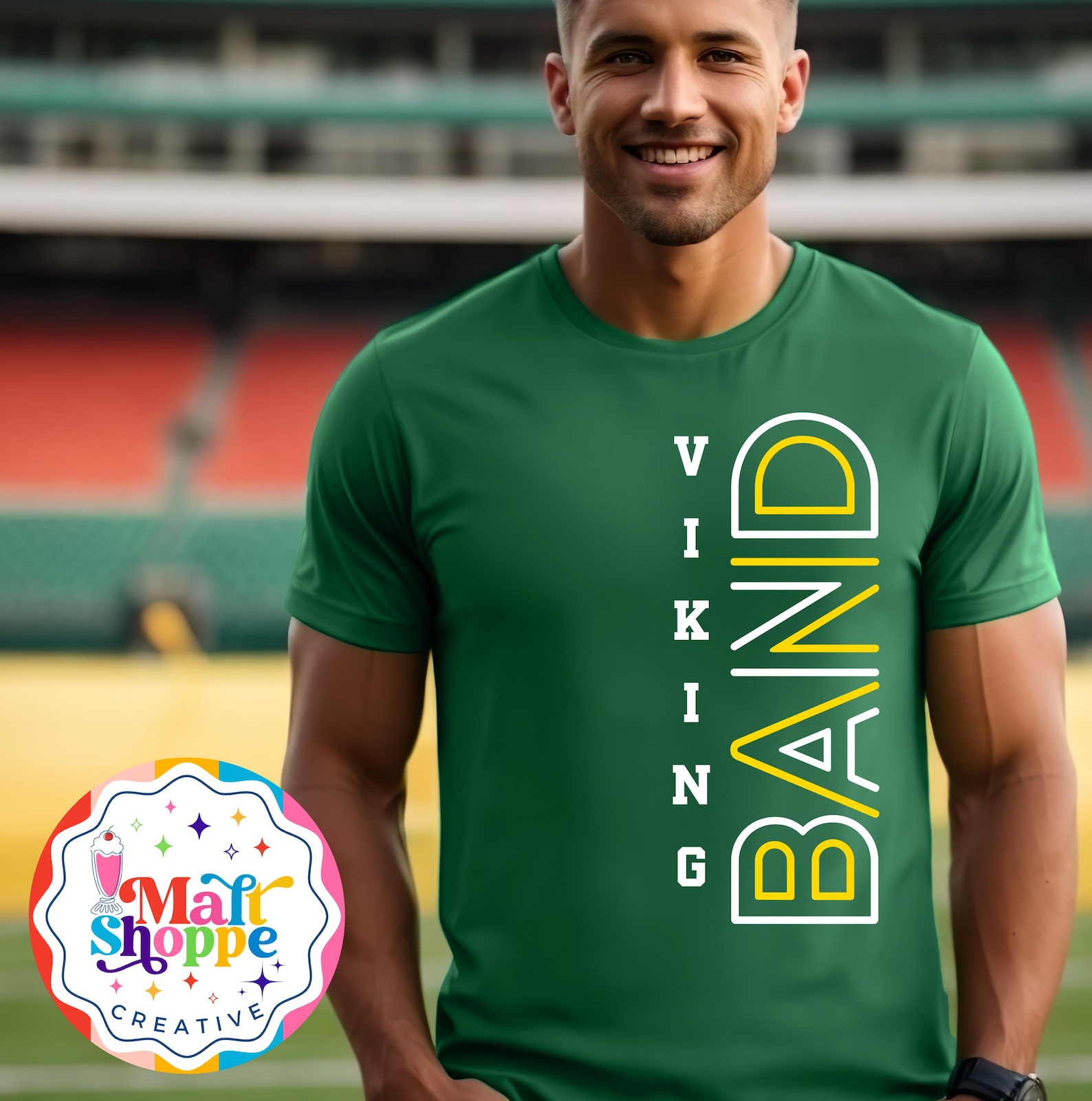 Customizable Malt Shoppe Band Shirt: Personalized Team Colors - Etsy