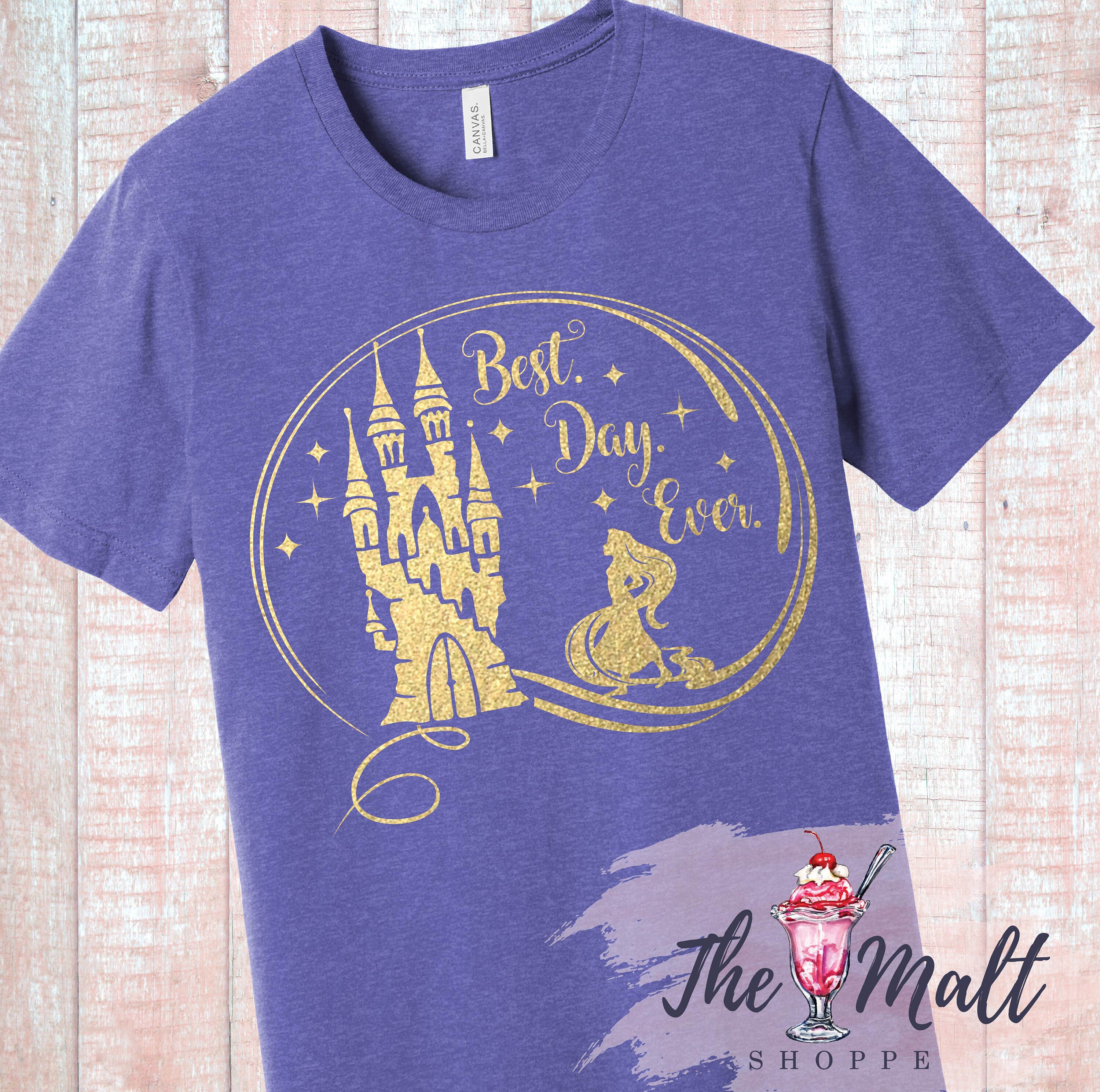 Tangled Rapunzel Best Day Ever Rapunzel's Tower Tee Shirt Disney Trip