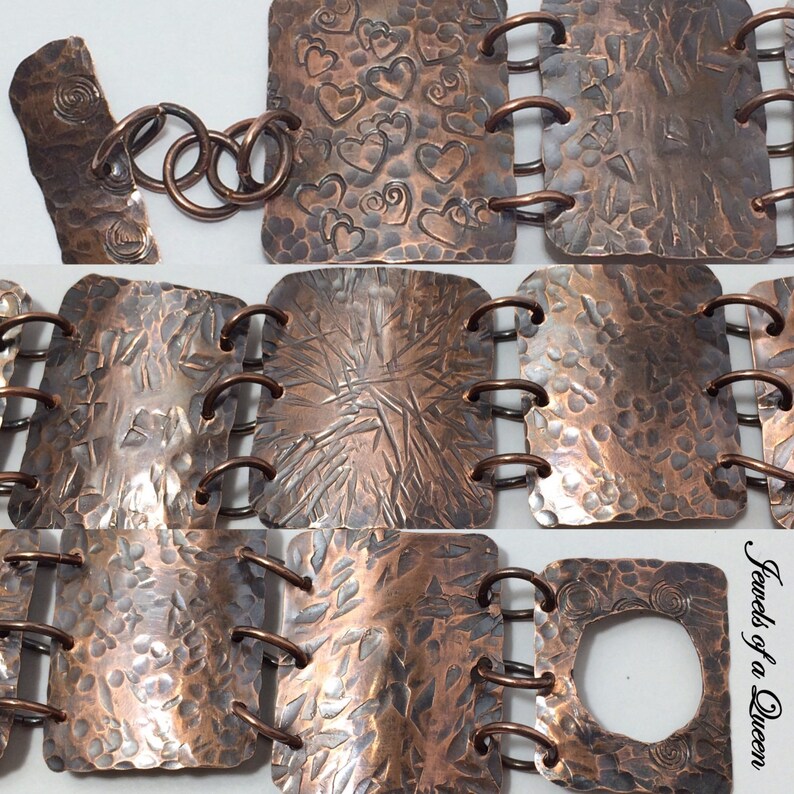 Hammered Copper Cuff Bracelet Ancient Roman Copper Cuff Bracelet Copper ...