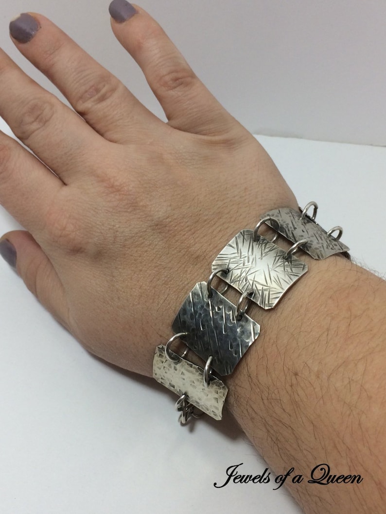 Hammered Argentium Silver Cuff Bracelet Ancient Roman Cuff - Etsy
