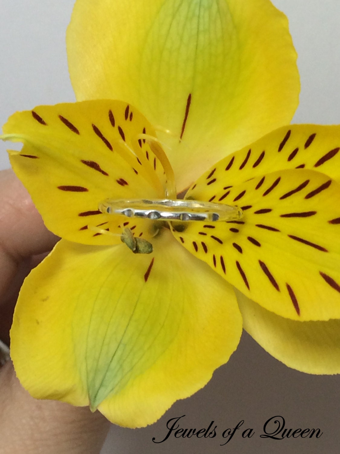 Notched Argentium Silver Stackable Ring Bands ~ Handmade Silver Notched ...