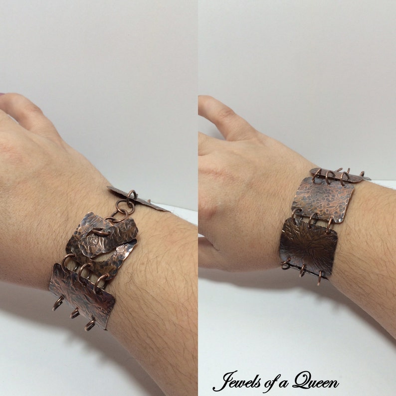 Hammered Copper Cuff Bracelet Ancient Roman Copper Cuff Bracelet Copper ...