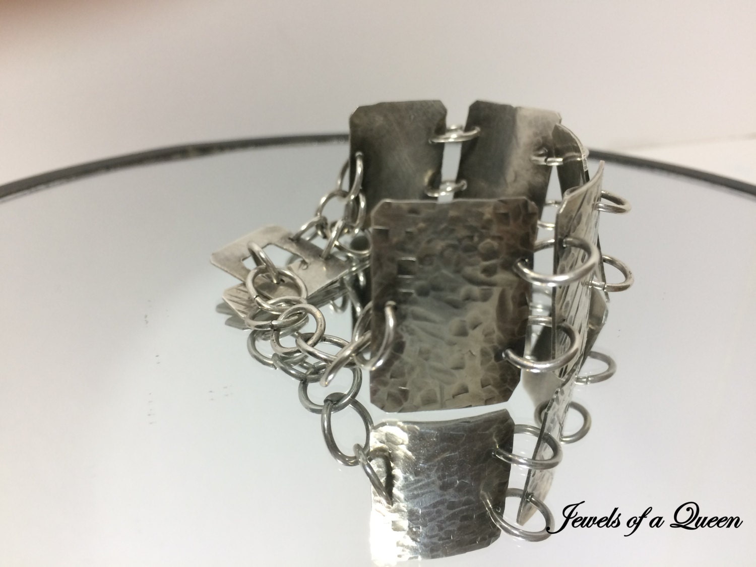Hammered Argentium Silver Cuff Bracelet Ancient Roman Cuff - Etsy