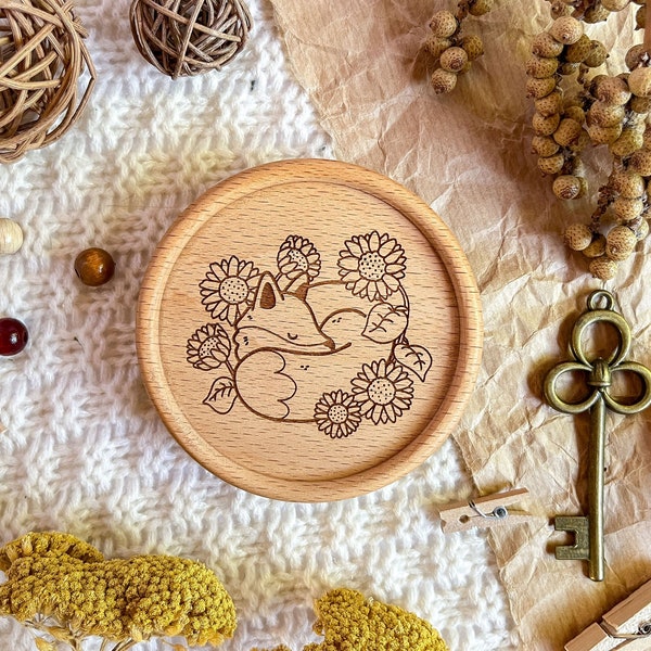 Fox Coaster - Etsy