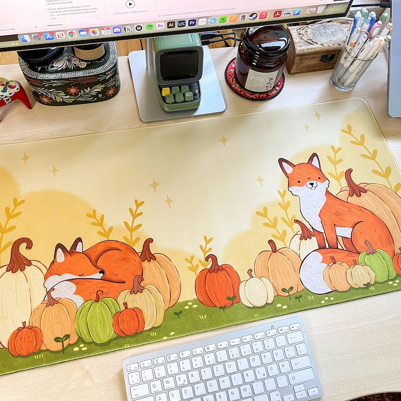 Fox Mouse Pad - Etsy