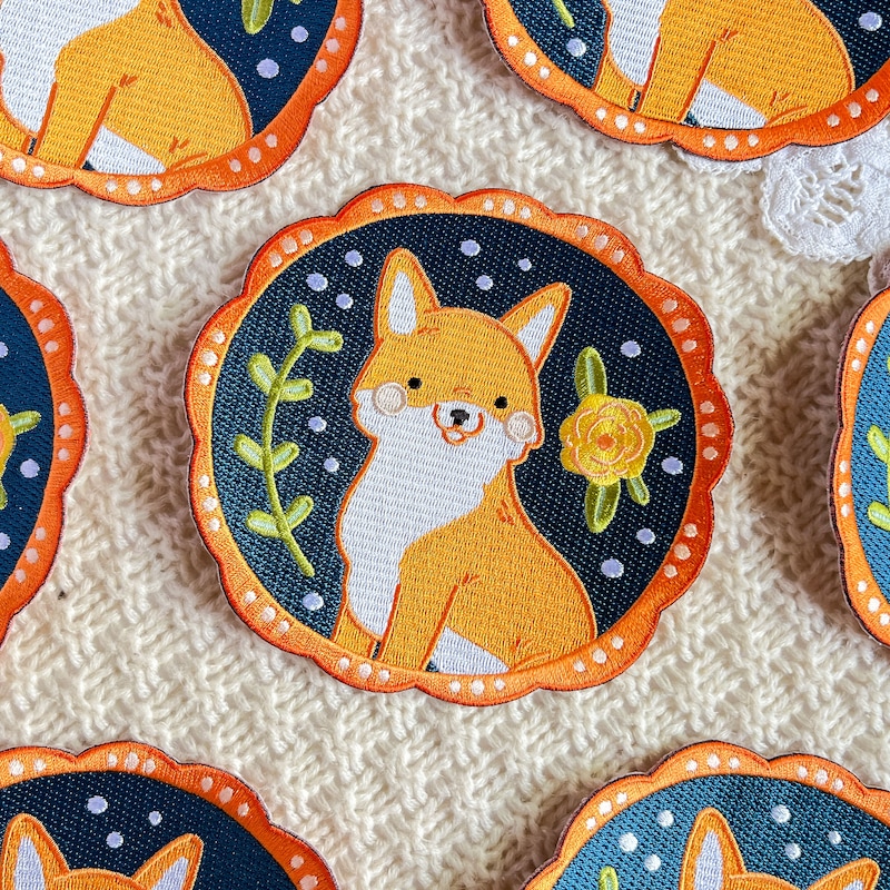 Embroidered Fox Patches - Etsy