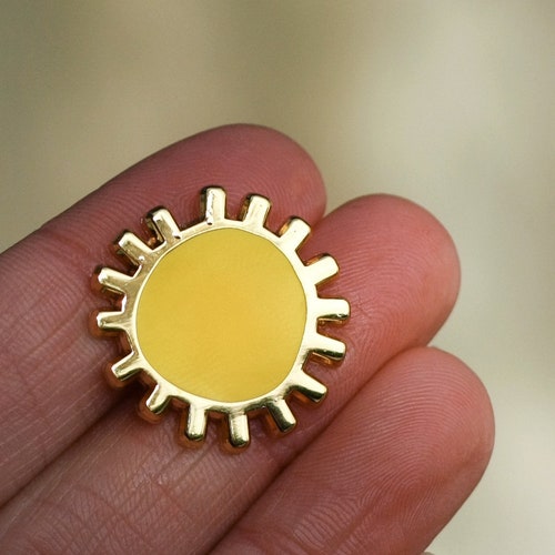 Sunshine Enamel Pin Badge | Etsy