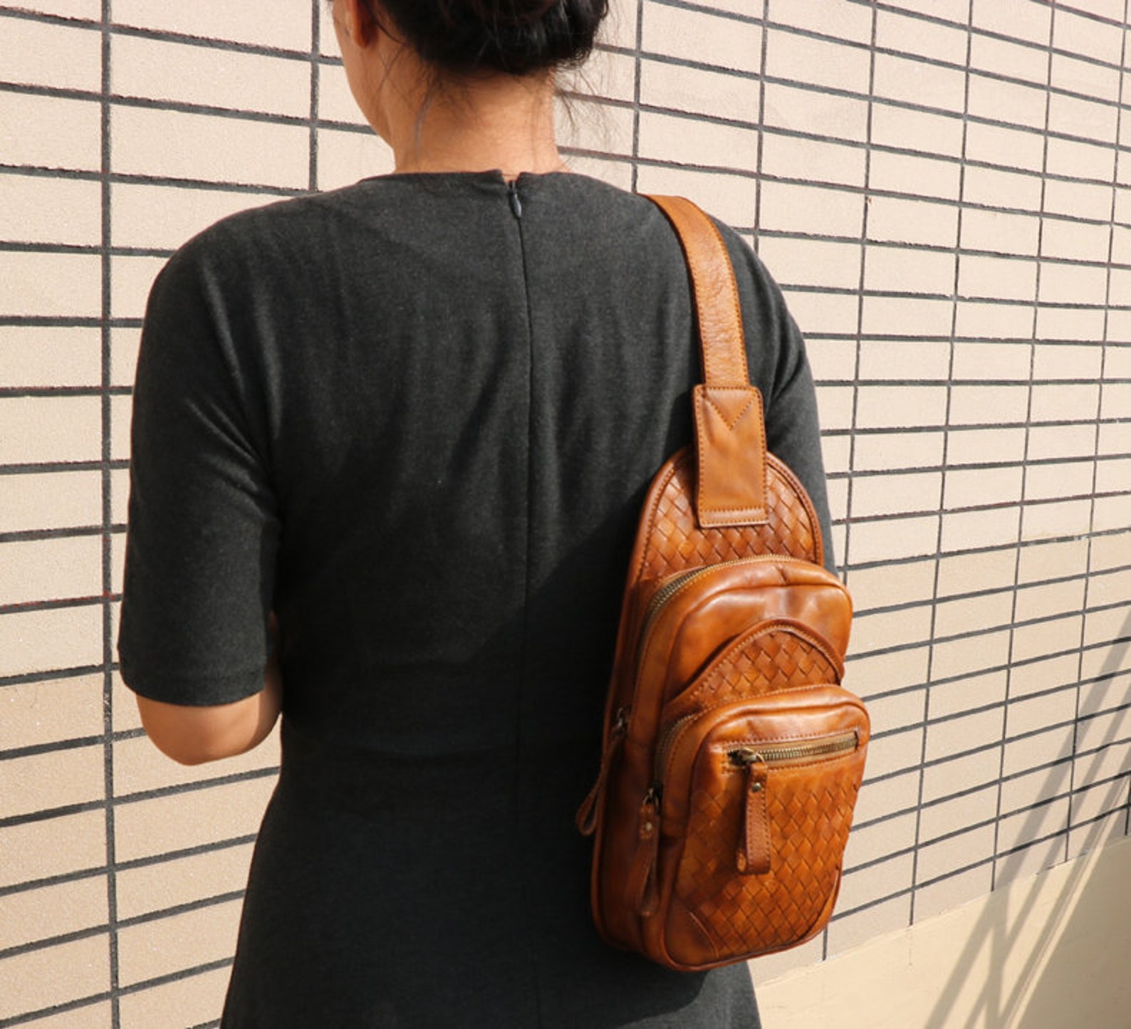 New Leather Sling Bag Sling Bag Womens Shoulder Bag - Etsy