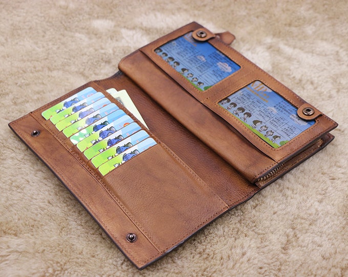 Men's Wallet, Personalized Mens Gift, Men's Leather Wallet, Groomsmen ...