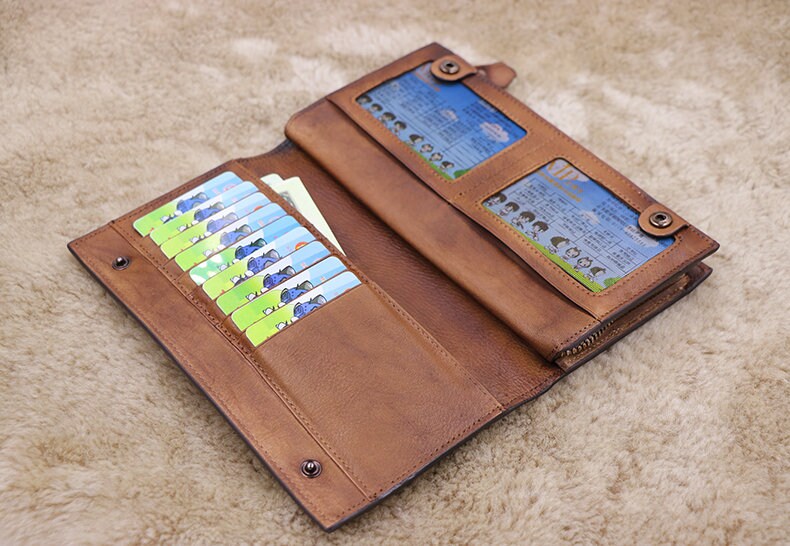 Men's Wallet Personalized Mens Gift Men's Leather | Etsy