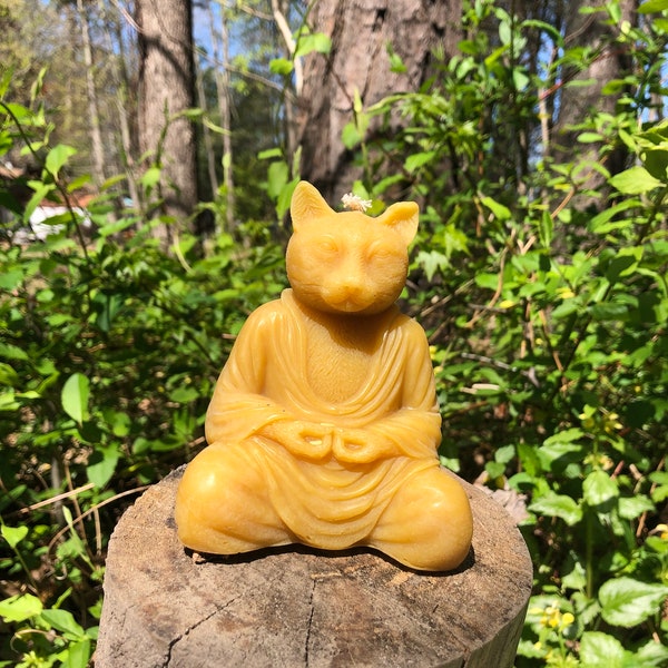 Buddha Cat Statues - Etsy