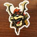 Bowser Samurai Sticker - Etsy