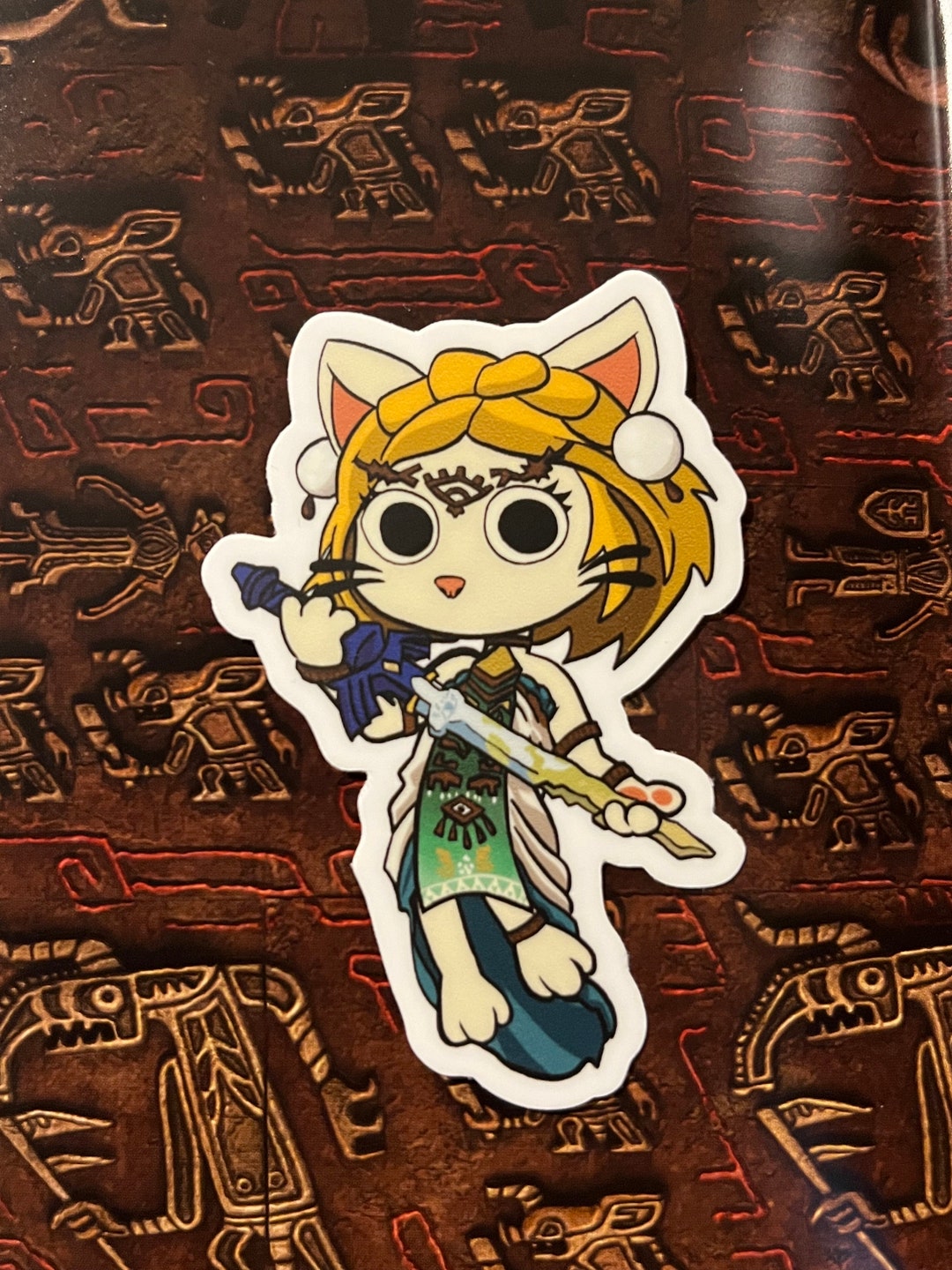 Zelda Totk Cat Sticker - Etsy