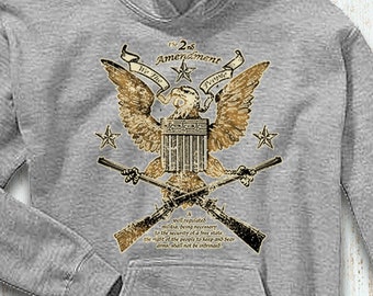 Pro Gun Hoodie for 2nd Amendment Gun Enthusiasts 2A All Day - Etsy