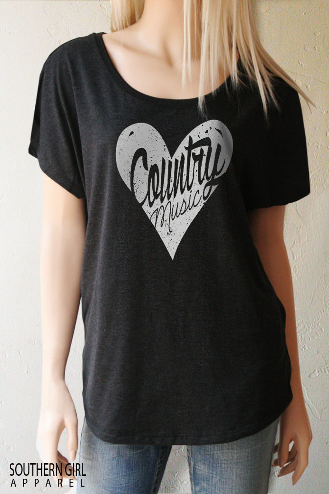 I Love Country Music Dolman Sleeve. Country Shirts. Love Country T ...