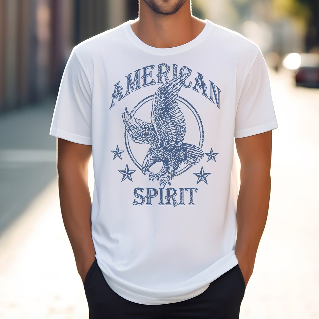 American Spirit T-shirt for Men or Women USA Shirt for 4th of July T ...