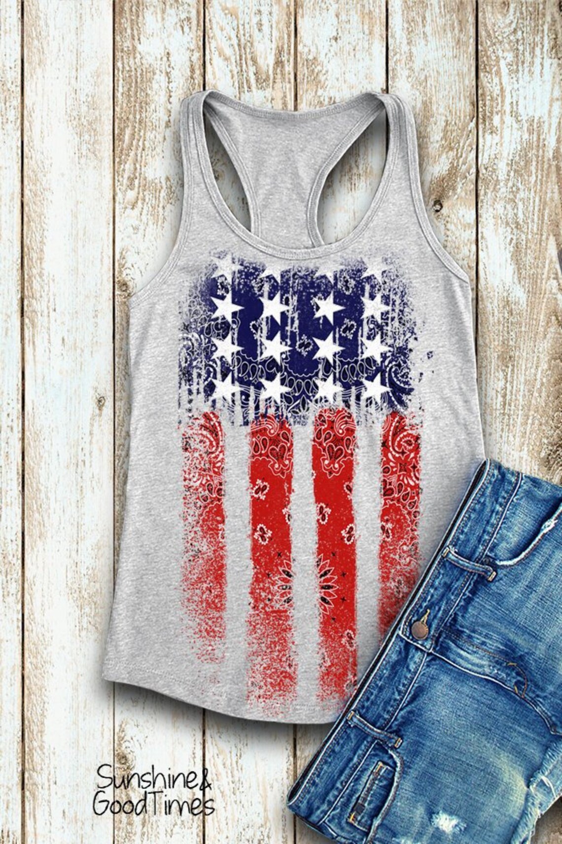 Flag Tank Tops. Flag Shirts. American Flag. 4th of July. | Etsy