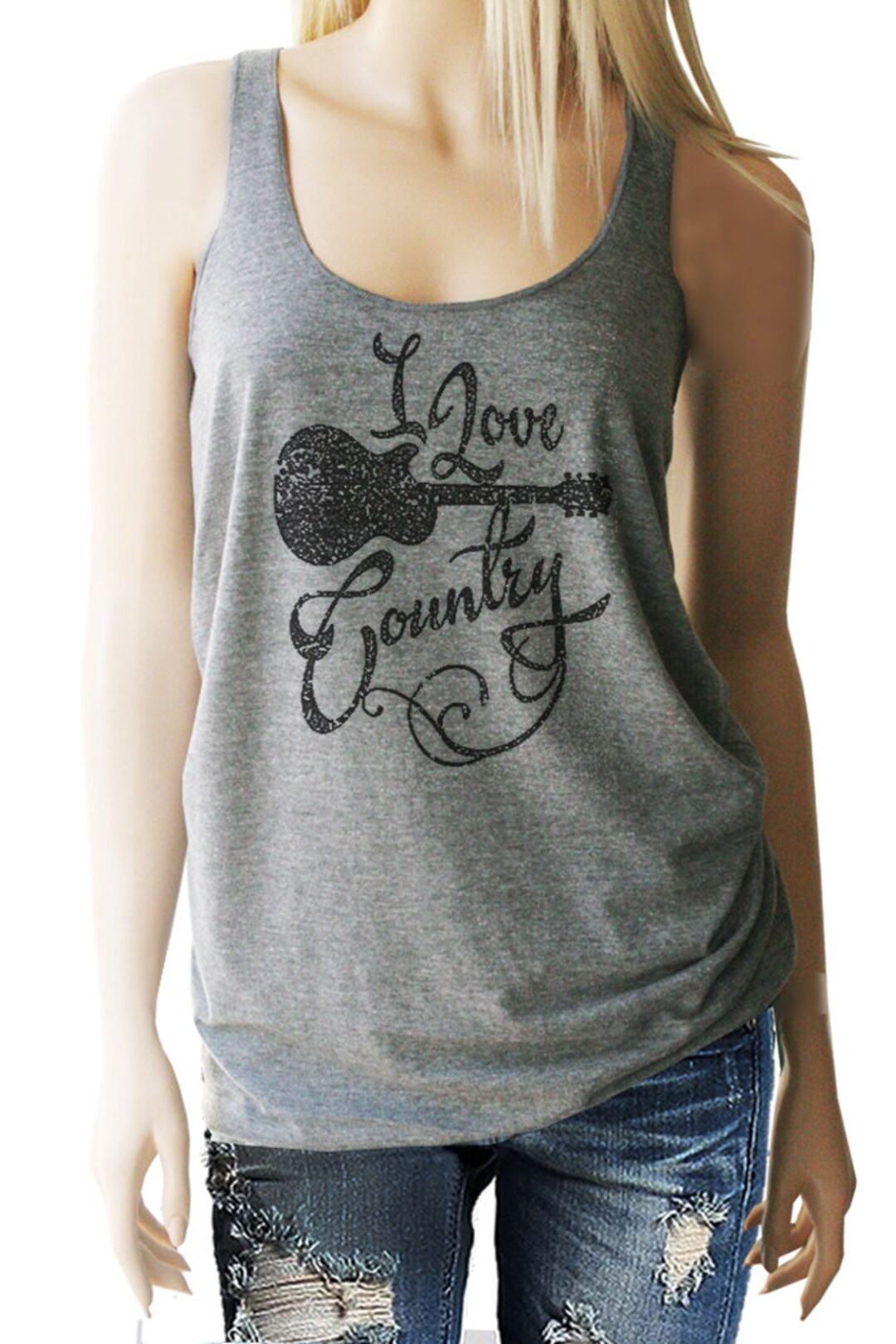 I Love Country Music Tank. Country Music Shirt. Country Music Tank ...