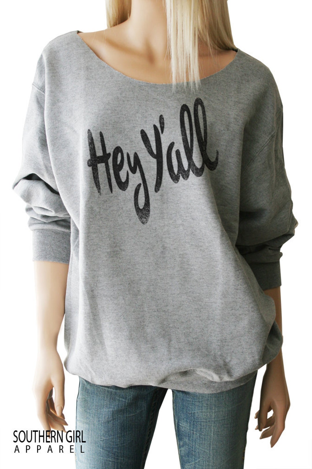 Hey Y'all Sweatshirt. Southern Girl Shirts. Southern Shirt. Southern ...