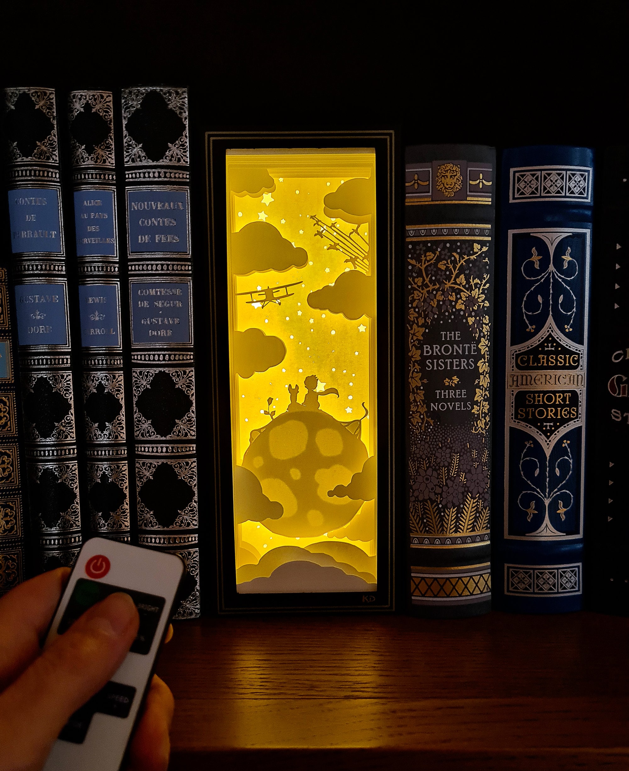 The Little Prince Shadow Box-book Nook 2 SIZES Beautiful LED - Etsy UK