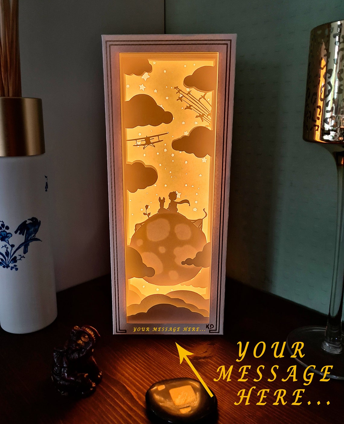 The Little Prince Shadow Box-book Nook 2 SIZES Beautiful LED - Etsy UK