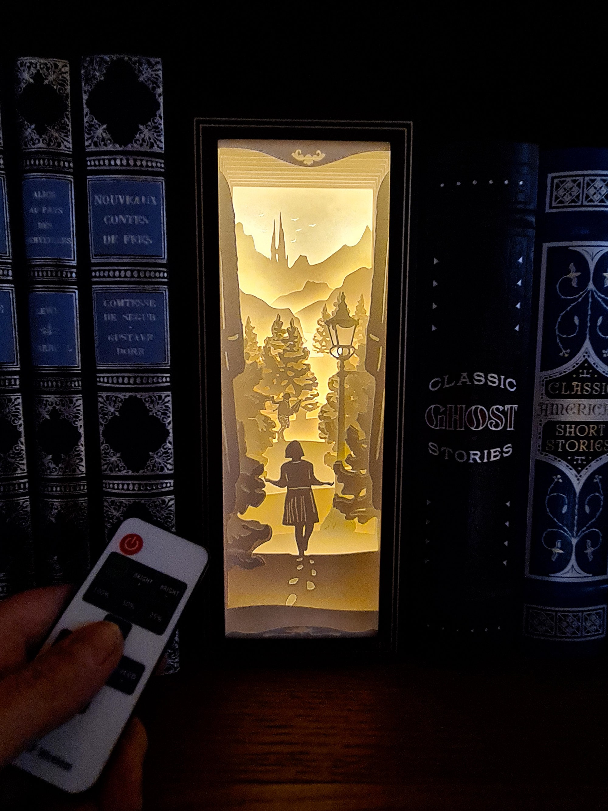 The Narnia Chronicles Shadow Box Book Nook Beautiful LED - Etsy