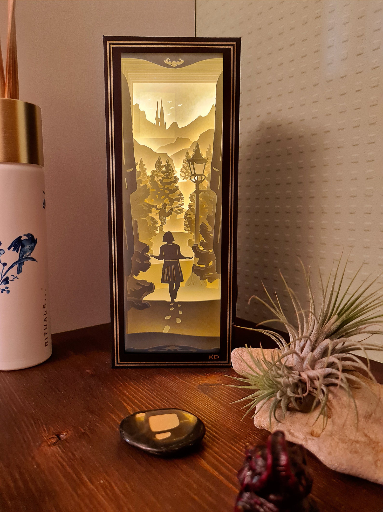 The Narnia Chronicles Shadow Box Book Nook Beautiful LED - Etsy