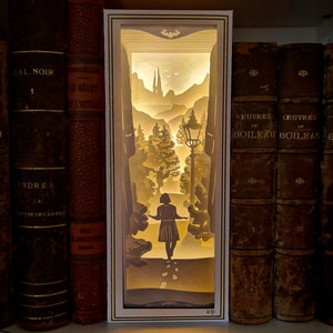 The Narnia Chronicles Shadow Box Book Nook Beautiful LED - Etsy