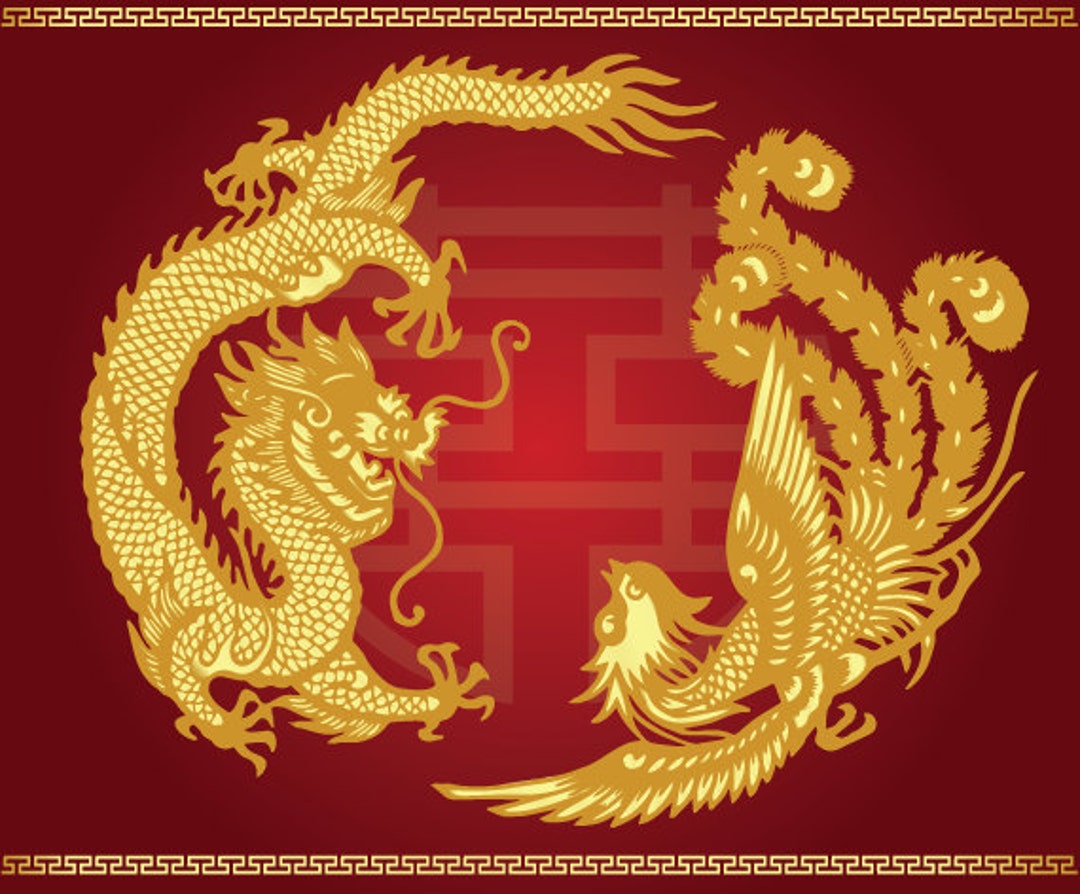 Chinese Phoenix Vector