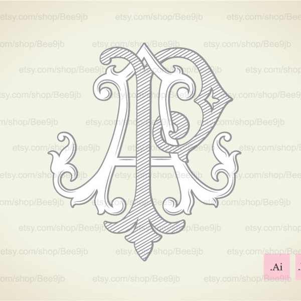 Ap Monogram - Etsy
