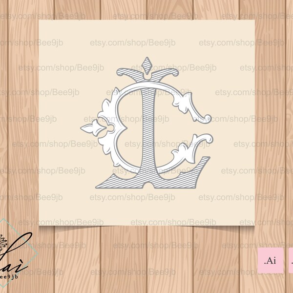 Monogram Lc - Etsy