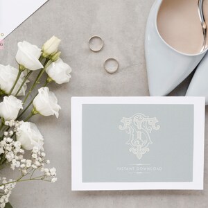 Vintage Monogram ST , TS Wedding Logo Wedding Clip Art Logo Wedding ...