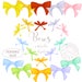 Watercolor Bows Clipart, Hand Painted Bow, Bows Download, Ribbon Bow ...