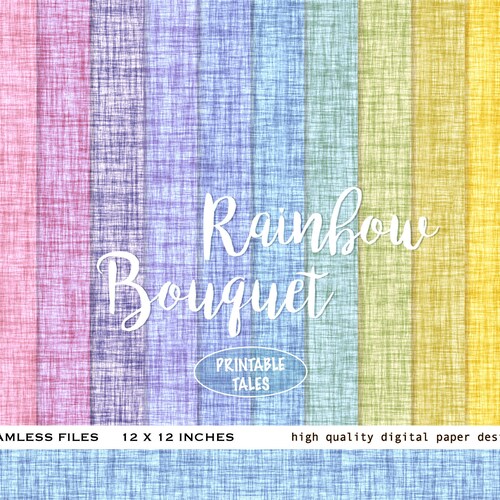 Seamless Background Digital Papers Base Pack 'rainbow - Etsy